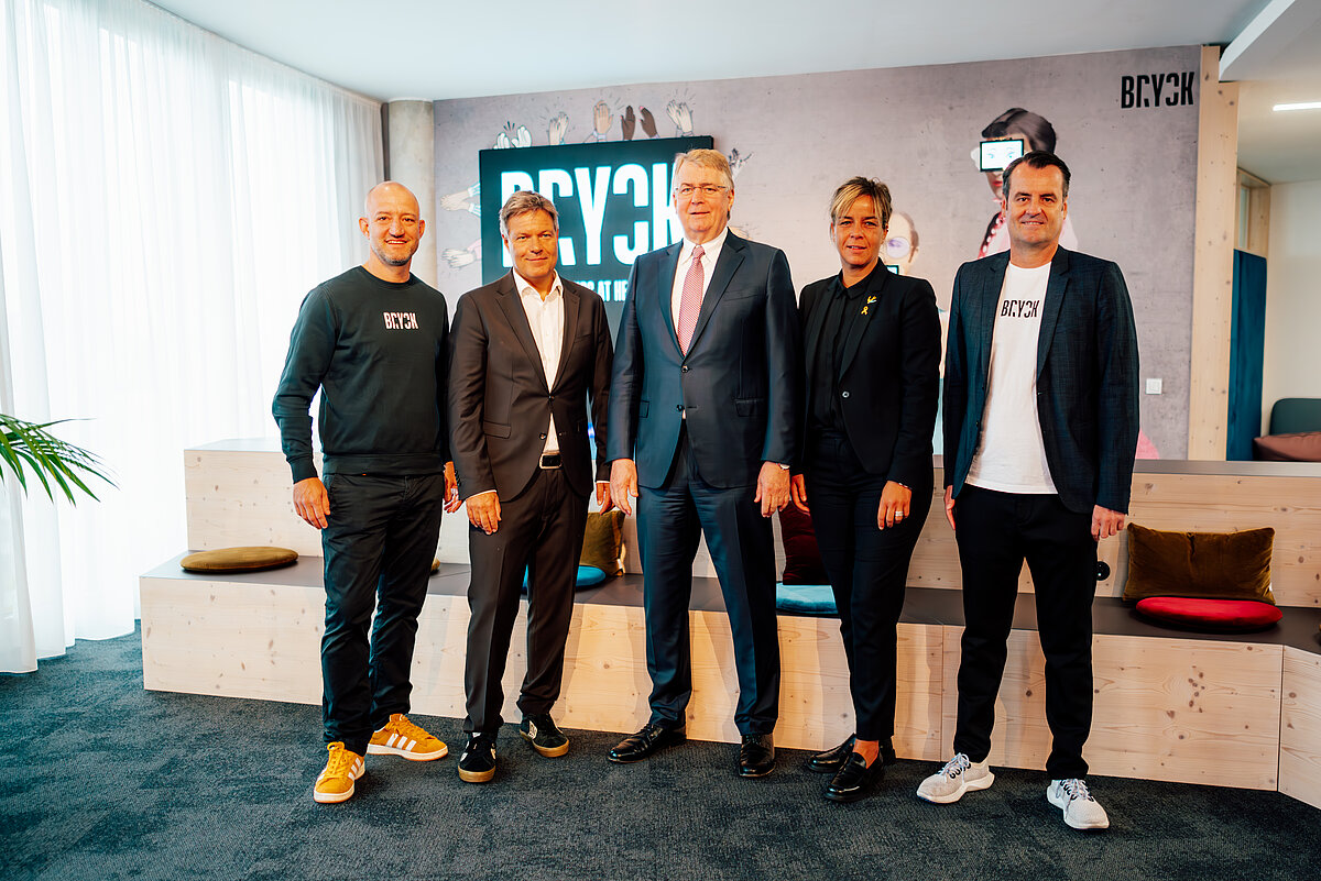 BRYCK begrüßt zusammen mit der RAG-Stiftung Vizekanzler und ...